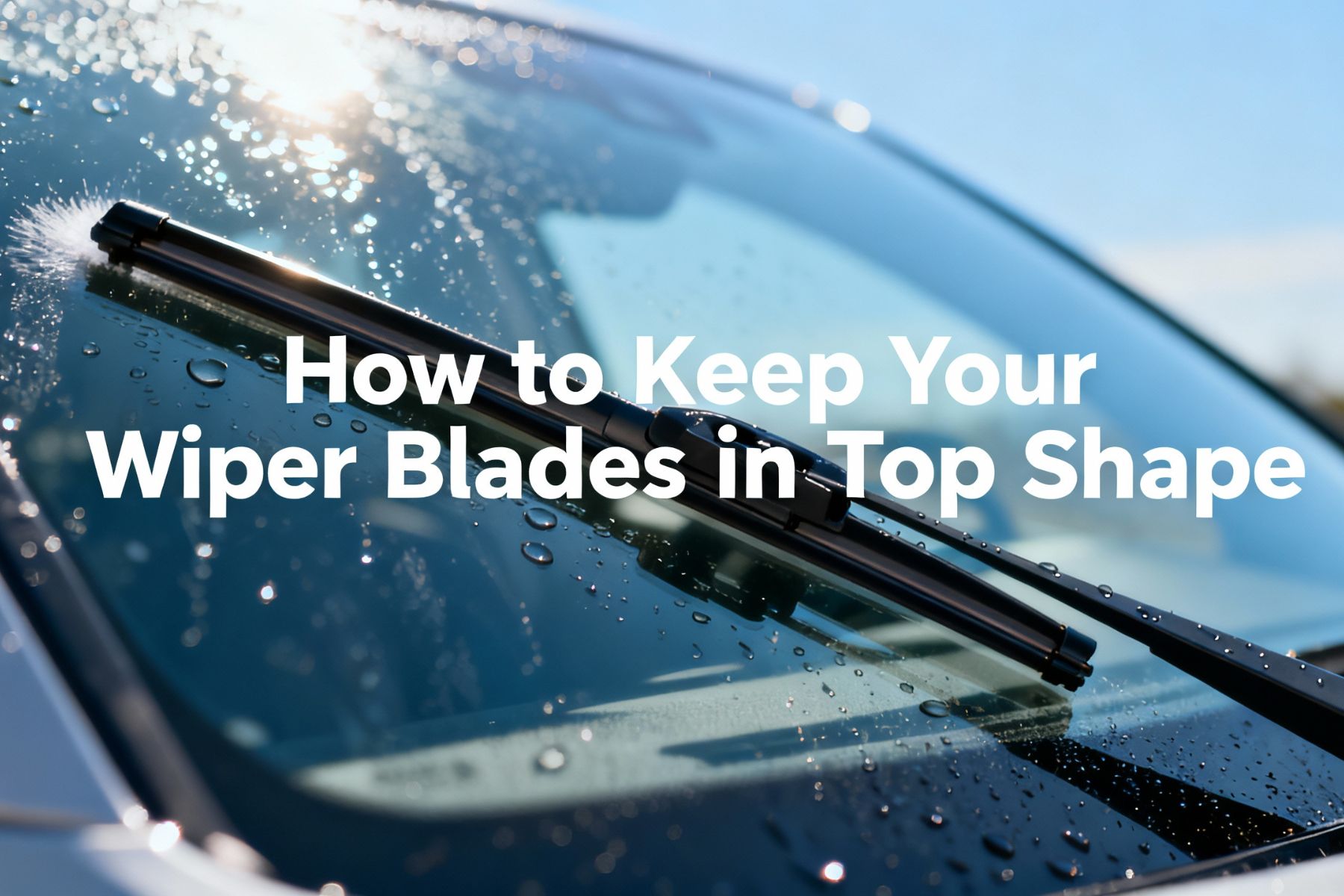 How to Keep Your Windshield Wiper Blades in Top Shape